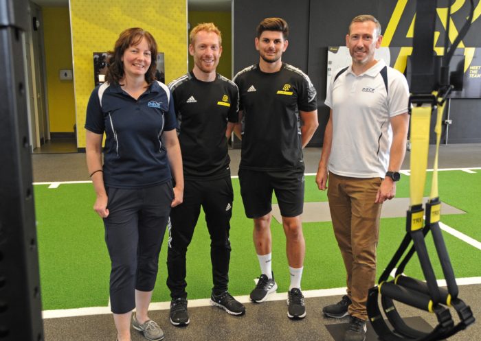 (L-R) Kate Sherman MBE, Matt Konopinski, Chris Morgan and Ian Talbot ...